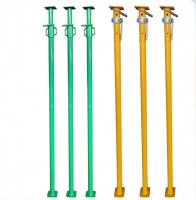 China Galvanized Adjustable Steel Scaffolding Prop with 500 kg Weight Capacity and Secure Hook Locking System for sale