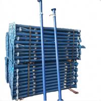 China Galvanized Adjustable Steel Scaffolding Prop with 500 kg Weight Capacity and Secure Hook Locking System for sale