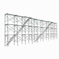 China Walk Broad Ladder Steel Scaffolding Frame Scaffold 3ft 4ft 5.5ft Office Building Free Spare Parts Apartment Hospital 1 YEAR for sale