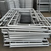 China Walk Broad Ladder Steel Scaffolding Frame Scaffold 3ft 4ft 5.5ft Office Building Free Spare Parts Apartment Hospital 1 YEAR for sale