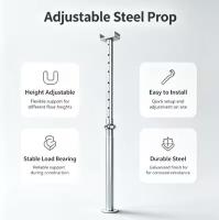 China Heavy Duty Q235 Steel Shoring Prop Corrosion Resistant With U Head for sale