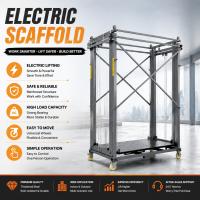 China Electric Scaffold Lift Table Mobile Construction Aerial Work Platform for sale