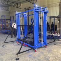 China Electric Scaffold Lift Table Mobile Construction Aerial Work Platform for sale