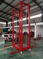 China Electric Scaffold Lift Table Mobile Construction Aerial Work Platform for sale