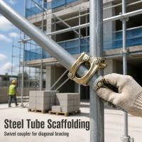 China Scaffolding Swivel Coupler Clamp Steel Tube Pipe Connector for Construction Scaffold Fitting for sale