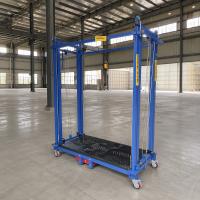 China Electric Mobile Scaffolding Lift With Anti Slip Work Platform And 500 kg Load Capacity Electric Chain Hoist Lifting System for sale