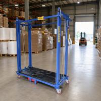 China Electric Mobile Scaffolding Lift With Anti Slip Work Platform And 500 kg Load Capacity Electric Chain Hoist Lifting System for sale