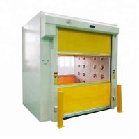 China Touch Screen Control Panel Automatic Rolling Door Modular Cargo Air Shower Clean Room Equipment for sale