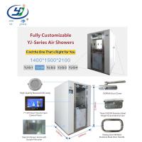 China 800W x 1400D x 1960H Stainless Steel Air Shower for Clean Rooms Cleanroom Performance for sale