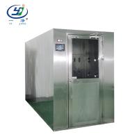 China Industrial Stainless Steel Air Shower Cleanroom 30 mm Nozzle Diameter for Four Persons for sale