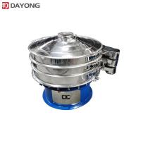 China Standard Stainless Steel 304 316 Circular Vibrating Screen for Food Pharmacy and Chemical Industry, Hygienic Grade Automatic Rotary Sifter Separator with Quick Release Clamps for Easy Cleaning for sale