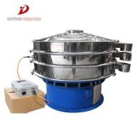 China DY-1500 Stainless Steel Rotary Vibrating Screen 3 Layer High Precision Large Output Powder Sifter 380V for sale