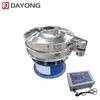 China DYC-1000 Ultrasonic Vibrating Screen 500 Mesh High Precision Powder Sieve 304 Stainless Steel 3 Layer for sale