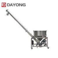 China Food Grade Shaftless Vertical Screw Conveyor Helical Low Profile With Gearbox for sale