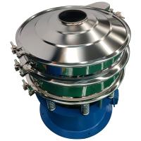 China DY-1500 Rotary Vibrating Screen High Precision Large Output Powder Sieve 304 Stainless Steel 3 Layer 380V for sale