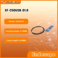China Plastic Lens OmniVision OCHFA10 Separated USB2.0 Endoscope Camera Module With Steel Shell for sale