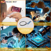 China Plastic Lens OmniVision OCHFA10 Separated USB2.0 Endoscope Camera Module With Steel Shell for sale