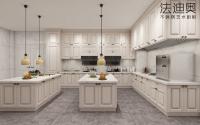 China Custom Luxury Design Elegant Classic And Modern Durable Stainless Steel Kitchen By Fadior for sale