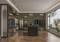 China Zero Formaldehyde Emission Corrosion Resistant Stainless Steel Walk-In Closet with Adjustable Shelves for sale