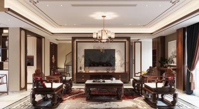 China New Chinese Stainless Steel TV Cabinet with Wood Grain Doors for sale