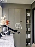 China Rhine Gray Stainless Steel Balcony Cabinet with Washing Machine Space for sale