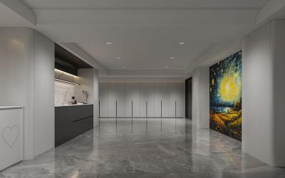 China Two-Tone Stainless Steel Basement Storage Cupboards with LED Lighting for sale
