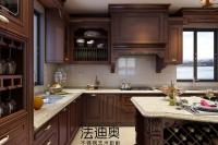 China Chinese Style Stainless Steel Kitchen Cabinets with Quartz Countertop for sale