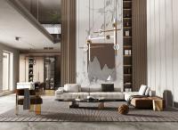 China Wood Grain Stainless Steel Wall Panels with LED Lighting for sale