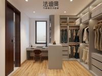 China Custom Grey Stainless Steel Walk-In Closet with Glass Doors & LED Lighting for sale