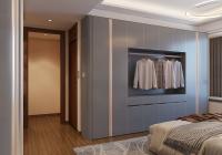 China Gray Stainless Steel Wardrobe with Glass Doors and LED Lighting for sale
