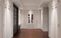 China French-Style White Stainless Steel Walk-In Closet with Vanity for sale