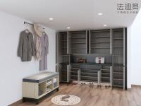China Light Gray Stainless Steel Shoe Cabinet with Ventilation for sale