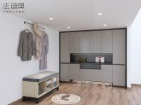 China Light Gray Stainless Steel Shoe Cabinet with Ventilation for sale