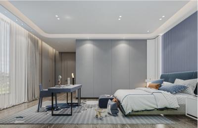 China L-Shape Stainless Steel Walk-In Wardrobe with Glass Doors for sale