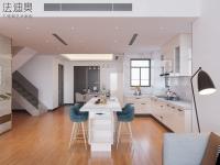 China L-Shaped Stainless Steel Kitchen Cabinet With Functional Island for sale