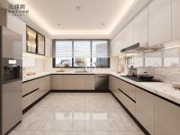 China Fadior Wood Grain Dual-Zone Design Stainless Steel Kitchen Cabinet for sale