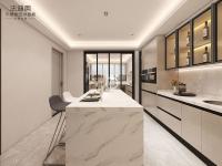 China Fadior Wood Grain Dual-Zone Design Stainless Steel Kitchen Cabinet for sale