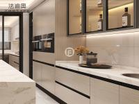 China Fadior Wood Grain Dual-Zone Design Stainless Steel Kitchen Cabinet for sale