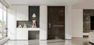China White Stainless Steel Shoe Cabinet with Press-to-Open & Dark Gray Panel for sale