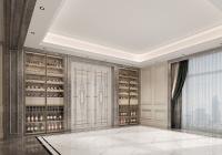 China Fully Embedded Stainless Steel Wine Cabinet With Woodgrain Finish for sale