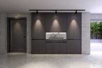 China Sleek Grey Finish Stainless Steel Wine And Basement Storage Cabinet Solution for sale