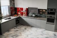 China Luxury Stainless Steel Kitchen Storage System With Multiple Open Shelves for sale
