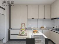 China U-Shaped Stainless Steel Kitchen Cabinets with Arc Doors for sale