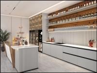 China Stainless Steel Wine Cabinet Modern Design Ample Storage Luxury Aesthetics for sale