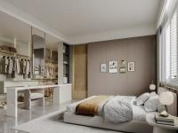 China Champagne Gold Stainless Steel Walk-In Closet with Vanity for sale