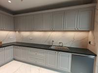China White French Style Stainless Steel Kitchen Cabinets For Traditional Family Homes for sale