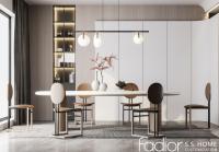China Modern Stainless Steel Dining Cabinet With Glass Display &  Wine Storage for sale