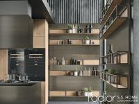 China Custom Configurable Stainless Steel Kitchen Cabinet with Island-Centered Planning and Long-Term Value for sale