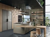 China Custom Configurable Stainless Steel Kitchen Cabinet with Island-Centered Planning and Long-Term Value for sale