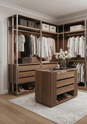 China New Chinese Rosewood Walk-In Closet in 304 Stainless Steel for sale